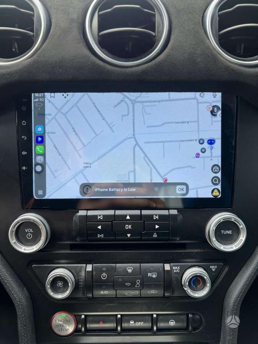 Melns Ford Mustang 2023 Klaipėda, ar dzinēja tilpumu 2.25 L un nobraukumu 95 tūkst. km par 21500 €, foto 17 vietnē AUTOMOTO.COM.LV