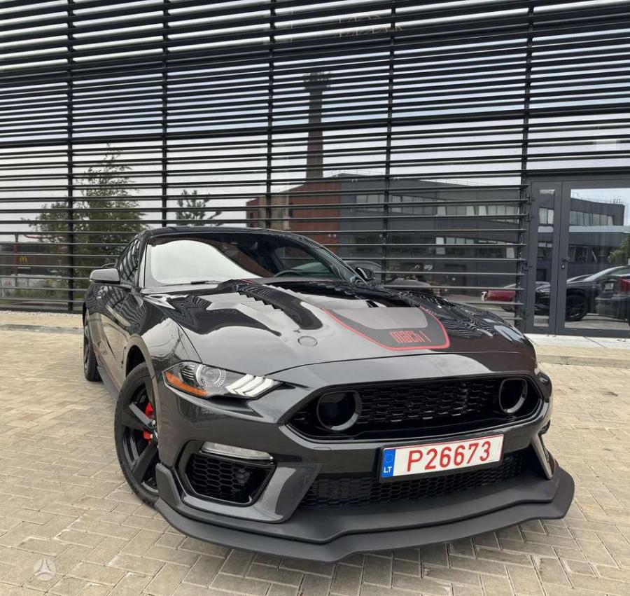 Melns Ford Mustang 2023 Klaipėda, ar dzinēja tilpumu 2.25 L un nobraukumu 46 tūkst. km par 22500 €, foto 4 vietnē AUTOMOTO.COM.LV