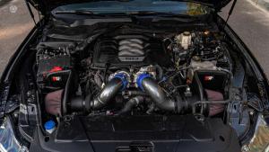 Black Ford Mustang 2024 in Klaipeda, with an engine capacity of 4.95 L and mileage of 24 thousand km for 41000 €, photo 11 on AUTOMOTO.COM.LV