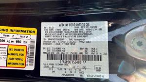 Black Ford Mustang 2025 in Ukmerge, with an engine capacity of 5.04 L and mileage of 22 thousand km for 20999 €, photo 18 on AUTOMOTO.COM.LV