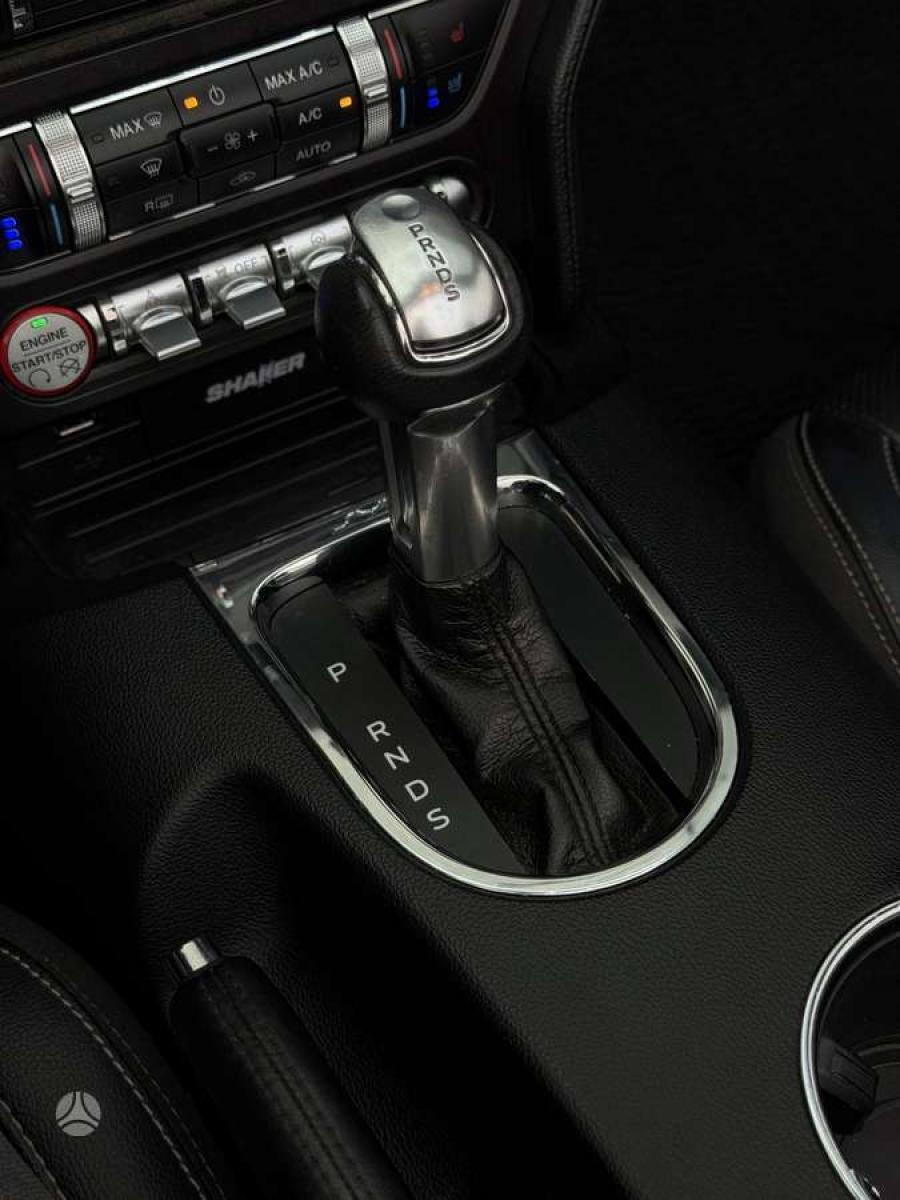 Blue Ford Mustang 2017 in Vilnius, with an engine capacity of 2.26 L and mileage of 110 thousand km for 21200 €, photo 21 on AUTOMOTO.COM.LV