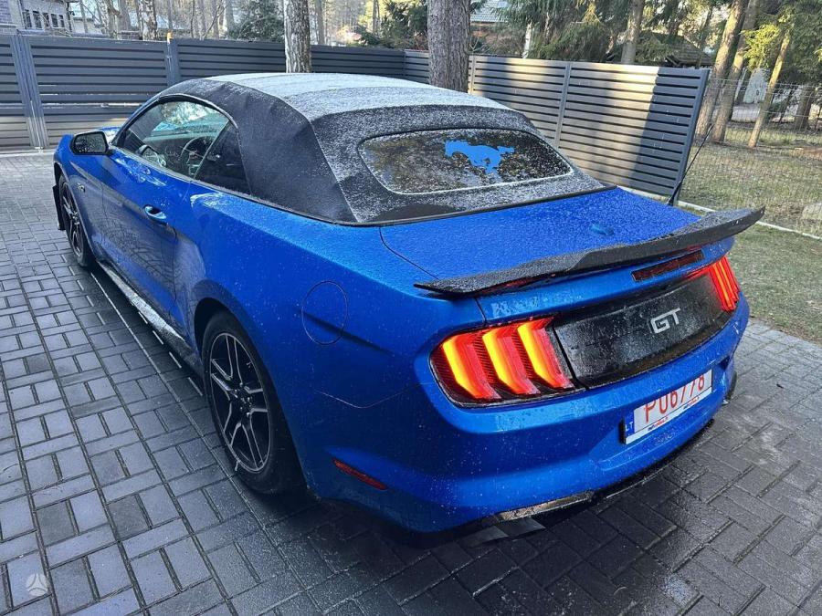 Zils Ford Mustang 2020 Viļņa, ar dzinēja tilpumu 4.95 L un nobraukumu 113 tūkst. km par 29999 €, foto 4 vietnē AUTOMOTO.COM.LV