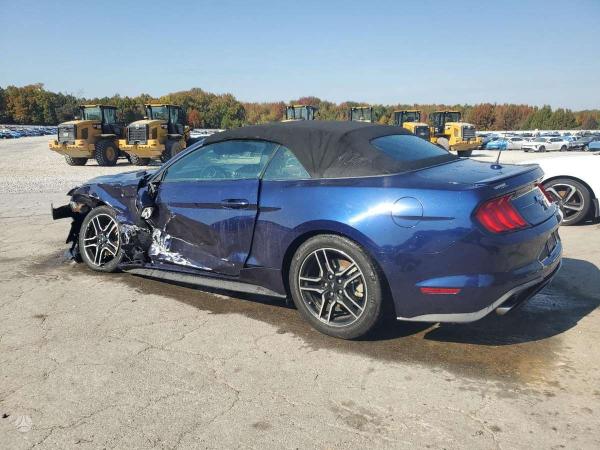 Blue Ford Mustang 2020 in Ukmerge, with an engine capacity of 2.25 L and mileage of 83 thousand km for 13490 €, photo 2 on AUTOMOTO.COM.LV