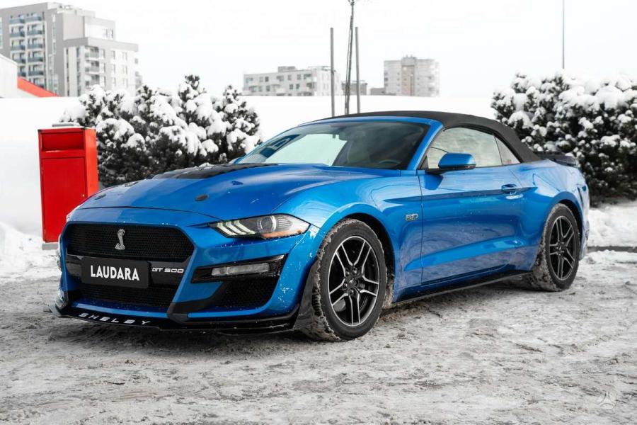 Zils Ford Mustang 2020 Viļņa, ar dzinēja tilpumu 4.95 L un nobraukumu 178 tūkst. km par 26950 €, foto 1 vietnē AUTOMOTO.COM.LV