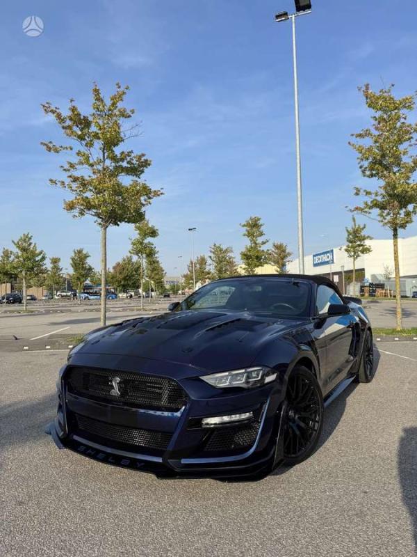 Blue Ford Mustang 2020 in Klaipeda, with an engine capacity of 4.95 L and mileage of 62 thousand km for 34000 €, photo 1 on AUTOMOTO.COM.LV