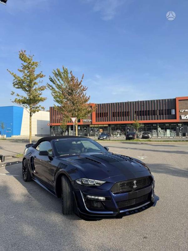 Blue Ford Mustang 2020 in Klaipeda, with an engine capacity of 4.95 L and mileage of 62 thousand km for 34000 €, photo 4 on AUTOMOTO.COM.LV