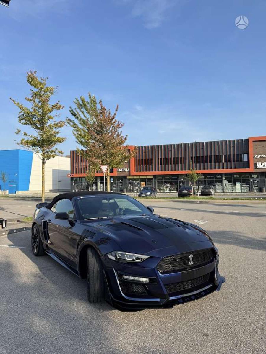 Blue Ford Mustang 2020 in Klaipeda, with an engine capacity of 4.95 L and mileage of 62 thousand km for 34000 €, photo 5 on AUTOMOTO.COM.LV