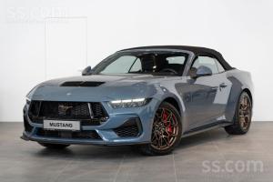 Blue Ford Mustang 2026 in Riga, with an engine capacity of 5.00 L and mileage of 25 thousand km for 59990 €, photo 1 on AUTOMOTO.COM.LV