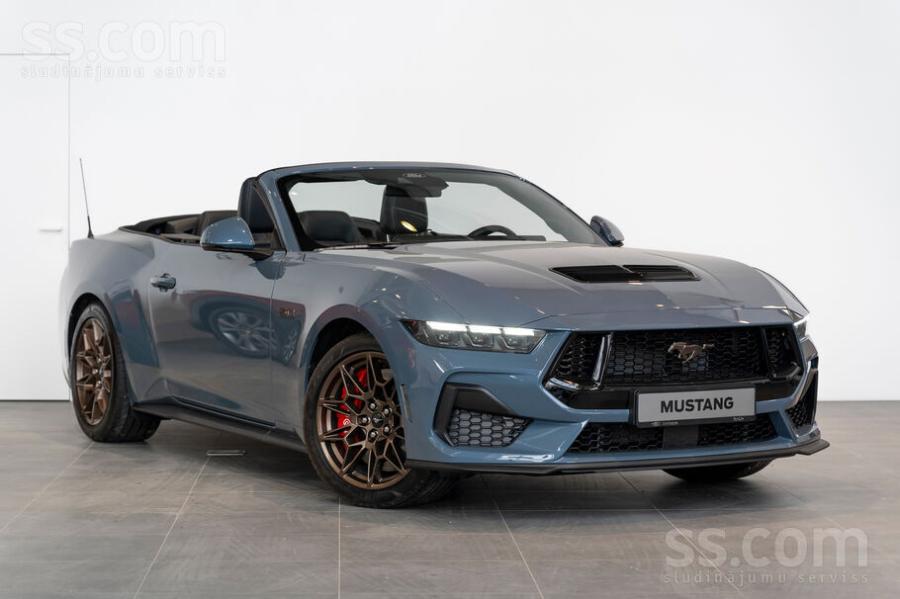 Blue Ford Mustang 2026 in Riga, with an engine capacity of 5.00 L and mileage of 25 thousand km for 59990 €, photo 4 on AUTOMOTO.COM.LV