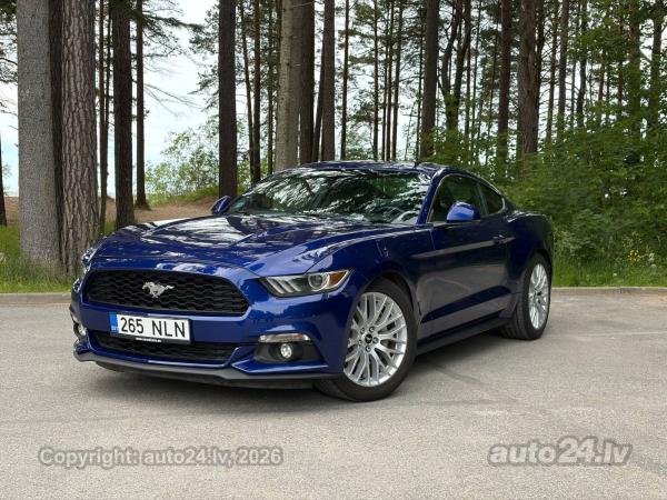 Blue Ford Mustang 2016 in Tallinn, with an engine capacity of 2.30 L and mileage of 123 thousand km for 22000 €, photo 1 on AUTOMOTO.COM.LV