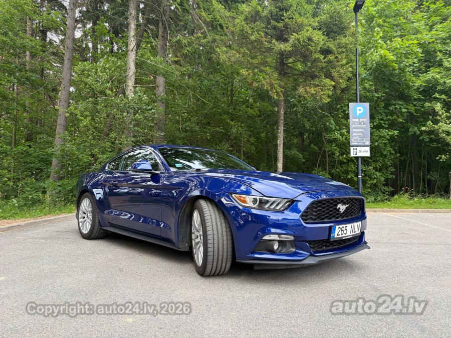 Zils Ford Mustang 2016 Tallina, ar dzinēja tilpumu 2.30 L un nobraukumu 123 tūkst. km par 22000 €, foto 5 vietnē AUTOMOTO.COM.LV