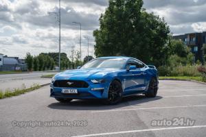 Blue Ford Mustang 2020 in Tallinn, with an engine capacity of 5.00 L and mileage of 68 thousand km for 39900 €, photo  on AUTOMOTO.COM.LV