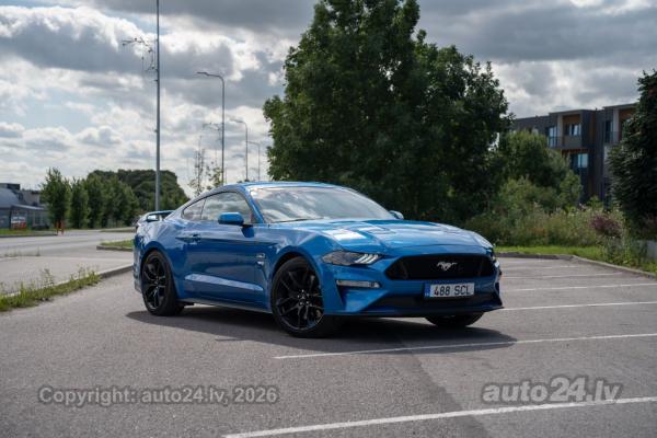 Синий Форд Мустанг 2020 в Таллин, объемом двигателя 5.00 л и пробегом 68 тыс. км за 39900 €, фото 3 на AUTOMOTO.COM.LV