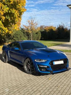 Blue Ford Mustang 2021 in Klaipeda, with an engine capacity of 4.95 L and mileage of 46 thousand km for 35000 €, photo 2 on AUTOMOTO.COM.LV