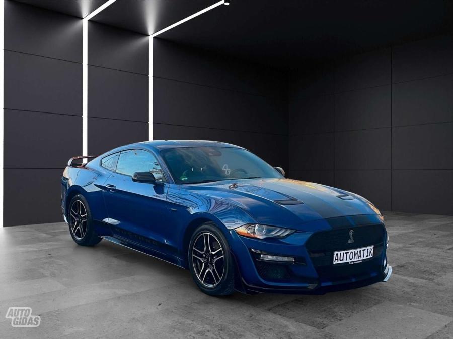 Zils Ford Mustang 2022 Kauņa, ar dzinēja tilpumu 2.30 L un nobraukumu 57 tūkst. km par 31660 €, foto 1 vietnē AUTOMOTO.COM.LV