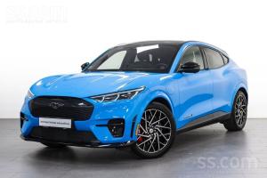 Blue Ford Mustang 2022 in Riga, with an engine capacity of 0.00 L and mileage of 85 thousand km for 37900 €, photo  on AUTOMOTO.COM.LV