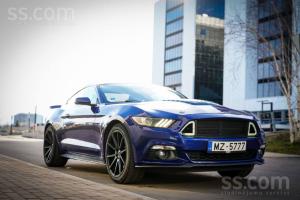 Blue Ford Mustang 2016 in Riga, with an engine capacity of 2.30 L and mileage of 172 thousand km for 22000 €, photo 7 on AUTOMOTO.COM.LV