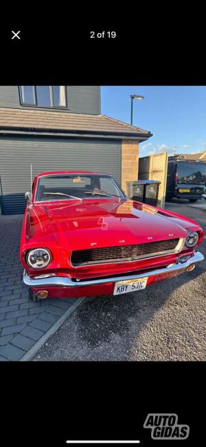 Ford Mustang 1966 Alīta, ar dzinēja tilpumu 4.70 L un nobraukumu 41 tūkst. km par 25000 €, foto  vietnē AUTOMOTO.COM.LV