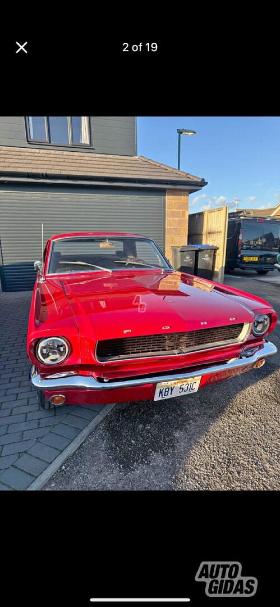Ford Mustang 1966 Alīta, ar dzinēja tilpumu 4.70 L un nobraukumu 41 tūkst. km par 25000 €, foto 1 vietnē AUTOMOTO.COM.LV