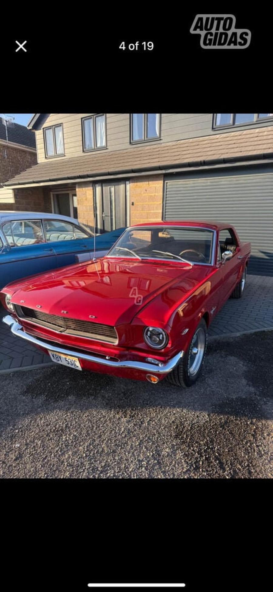 Ford Mustang 1966 Alīta, ar dzinēja tilpumu 4.70 L un nobraukumu 41 tūkst. km par 25000 €, foto 3 vietnē AUTOMOTO.COM.LV