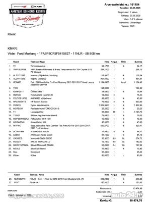 Форд Мустанг 2015 в Таллин, объемом двигателя 5.00 л и пробегом 61 тыс. км за 55999 €, фото 25 на AUTOMOTO.COM.LV
