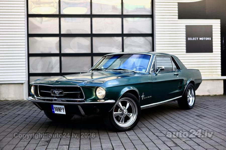 Green Ford Mustang 1967 in Tallinn, with an engine capacity of 4.70 L and mileage of 125 thousand km for 17900 €, photo 3 on AUTOMOTO.COM.LV