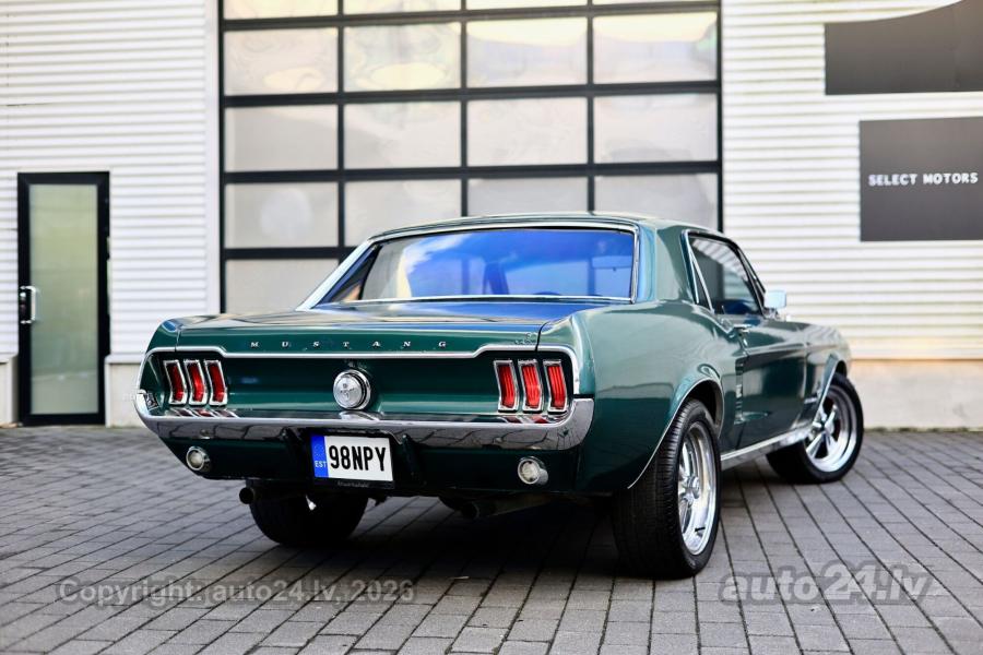 Green Ford Mustang 1967 in Tallinn, with an engine capacity of 4.70 L and mileage of 125 thousand km for 17900 €, photo 4 on AUTOMOTO.COM.LV
