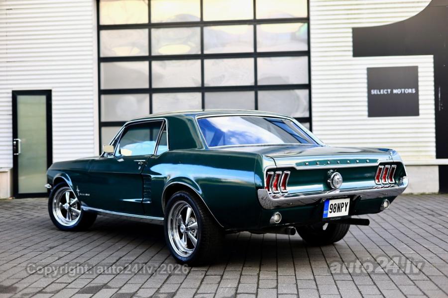 Green Ford Mustang 1967 in Tallinn, with an engine capacity of 4.70 L and mileage of 125 thousand km for 17900 €, photo 5 on AUTOMOTO.COM.LV