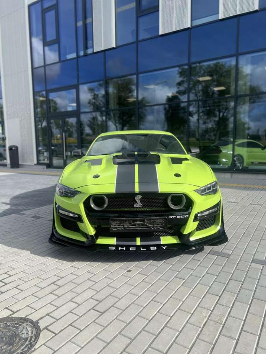 Green Ford Mustang 2020 in Klaipeda, with an engine capacity of 2.25 L and mileage of 90 thousand km for 24500 €, photo 1 on AUTOMOTO.COM.LV
