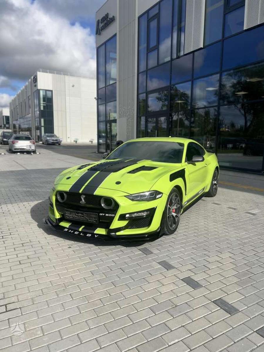 Green Ford Mustang 2020 in Klaipeda, with an engine capacity of 2.25 L and mileage of 90 thousand km for 24500 €, photo 3 on AUTOMOTO.COM.LV