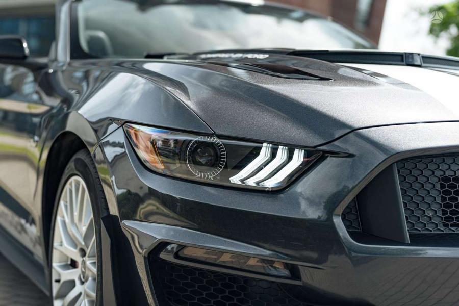 Grey Ford Mustang 2016 in Klaipeda, with an engine capacity of 5.00 L and mileage of 97 thousand km for 23999 €, photo 19 on AUTOMOTO.COM.LV