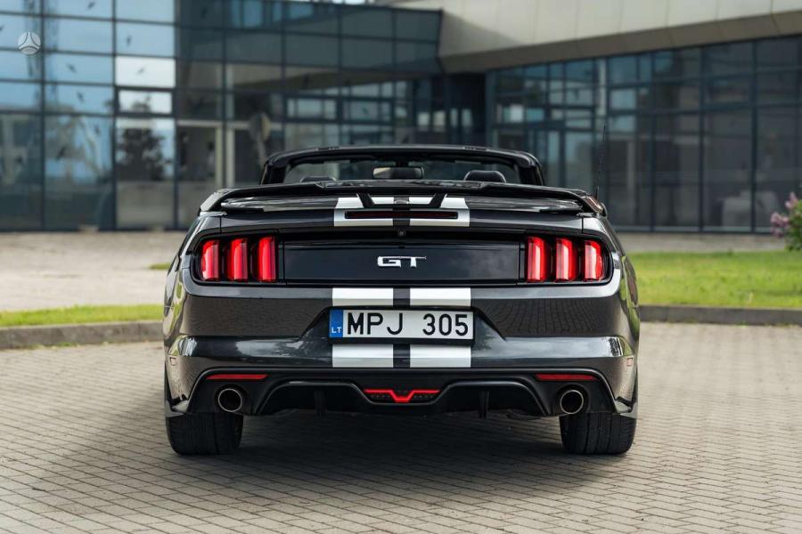 Grey Ford Mustang 2016 in Klaipeda, with an engine capacity of 5.00 L and mileage of 97 thousand km for 23999 €, photo 24 on AUTOMOTO.COM.LV