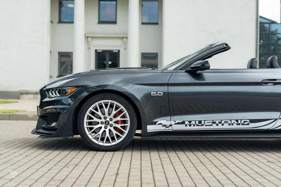 Grey Ford Mustang 2016 in Klaipeda, with an engine capacity of 5.00 L and mileage of 97 thousand km for 23999 €, photo 27 on AUTOMOTO.COM.LV