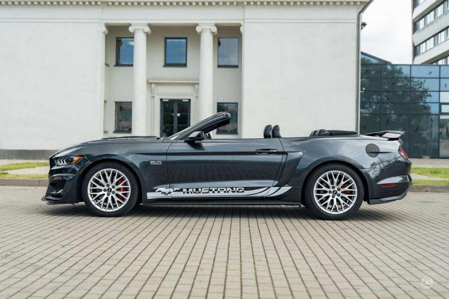 Grey Ford Mustang 2016 in Klaipeda, with an engine capacity of 5.00 L and mileage of 97 thousand km for 23999 €, photo 28 on AUTOMOTO.COM.LV