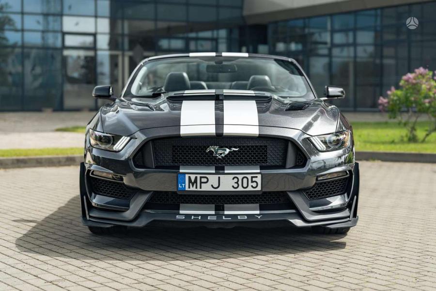 Grey Ford Mustang 2016 in Klaipeda, with an engine capacity of 5.00 L and mileage of 97 thousand km for 23999 €, photo 30 on AUTOMOTO.COM.LV