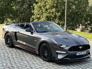 Grey Ford Mustang 2018 in Vilnius, with an engine capacity of 5.04 L and mileage of 86 thousand km for 25000 €, photo  on AUTOMOTO.COM.LV