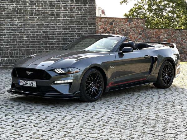 Grey Ford Mustang 2018 in Vilnius, with an engine capacity of 5.04 L and mileage of 86 thousand km for 25000 €, photo 8 on AUTOMOTO.COM.LV