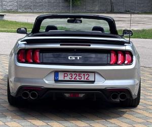 Grey Ford Mustang 2019 in Druskininkai, with an engine capacity of 4.95 L and mileage of 105 thousand km for 25047 €, photo 6 on AUTOMOTO.COM.LV