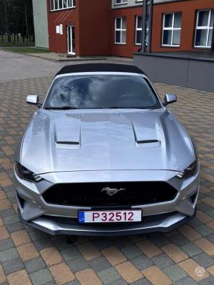 Grey Ford Mustang 2019 in Druskininkai, with an engine capacity of 4.95 L and mileage of 105 thousand km for 25047 €, photo 15 on AUTOMOTO.COM.LV
