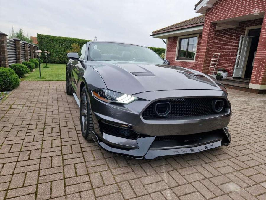 Pelēks Ford Mustang 2020 Klaipėda, ar dzinēja tilpumu 4.95 L un nobraukumu 109 tūkst. km par 25900 €, foto 6 vietnē AUTOMOTO.COM.LV