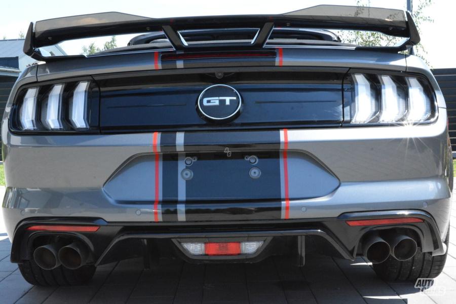 Grey Ford Mustang 2022 in Marijampole, with an engine capacity of 5.00 L and mileage of 13 thousand km for 34000 €, photo 16 on AUTOMOTO.COM.LV