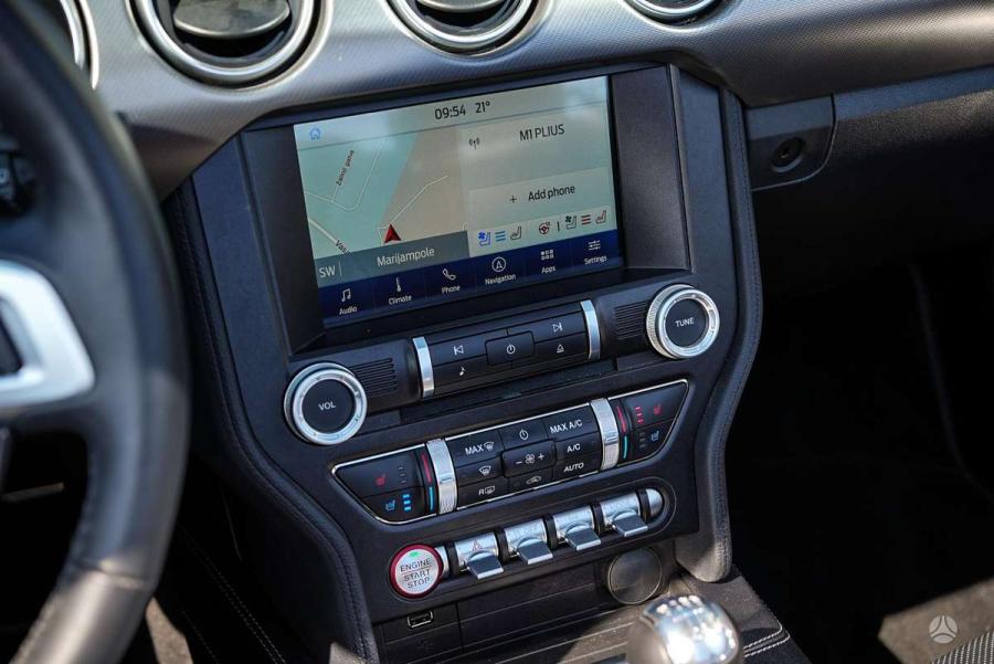 Pelēks Ford Mustang 2022 Marijampole, ar dzinēja tilpumu 5.04 L un nobraukumu 13 tūkst. km par 35450 €, foto 24 vietnē AUTOMOTO.COM.LV