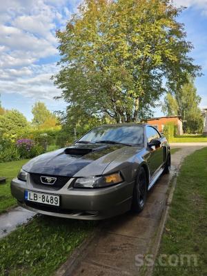 Pelēks Ford Mustang 2001 Rīga, ar dzinēja tilpumu 4.60 L un nobraukumu 118 tūkst. km par 5200 €, foto 1 vietnē AUTOMOTO.COM.LV