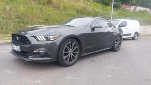 Grey Ford Mustang 2016 in Vilnius, with an engine capacity of 2.26 L and mileage of 151 thousand km for 14700 €, photo 3 on AUTOMOTO.COM.LV