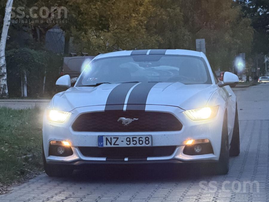 Pelēks Ford Mustang 2016 Rīga, ar dzinēja tilpumu 2.30 L un nobraukumu 71 tūkst. km par 32000 €, foto 36 vietnē AUTOMOTO.COM.LV