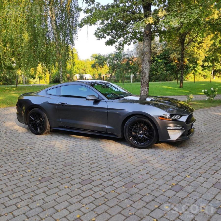 Grey Ford Mustang 2017 in Cesis, with an engine capacity of 2.30 L and mileage of 115 thousand km for 21990 €, photo 8 on AUTOMOTO.COM.LV