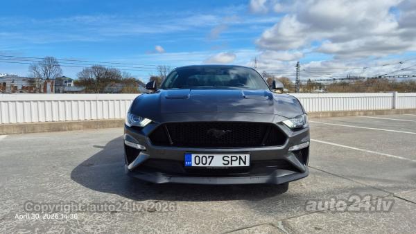 Grey Ford Mustang 2018 in Tallinn, with an engine capacity of 5.00 L and mileage of 111 thousand km for 35000 €, photo 2 on AUTOMOTO.COM.LV