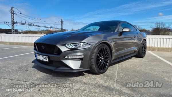 Grey Ford Mustang 2018 in Tallinn, with an engine capacity of 5.00 L and mileage of 111 thousand km for 35000 €, photo 3 on AUTOMOTO.COM.LV