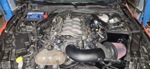 Grey Ford Mustang 2018 in Riga, with an engine capacity of 5.00 L and mileage of 67 thousand km for 39900 €, photo 12 on AUTOMOTO.COM.LV