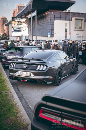 Grey Ford Mustang 2018 in Riga, with an engine capacity of 5.00 L and mileage of 67 thousand km for 39900 €, photo 17 on AUTOMOTO.COM.LV